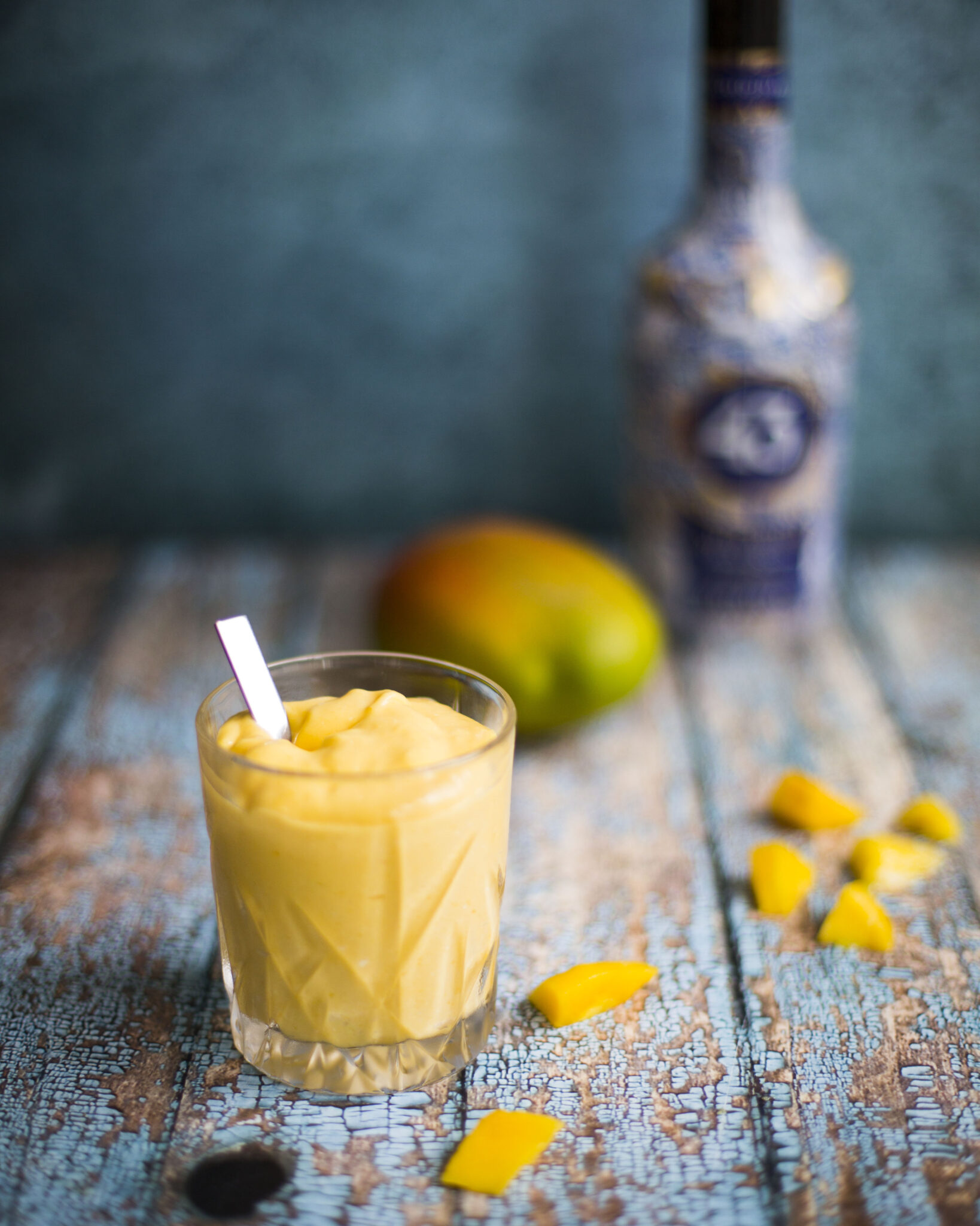 Frozen mango slush met Licor 43 - Zoete Zusjes